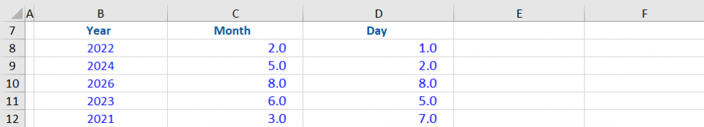 DATE Function - Financial Edge