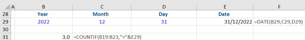 DATE Function - Financial Edge
