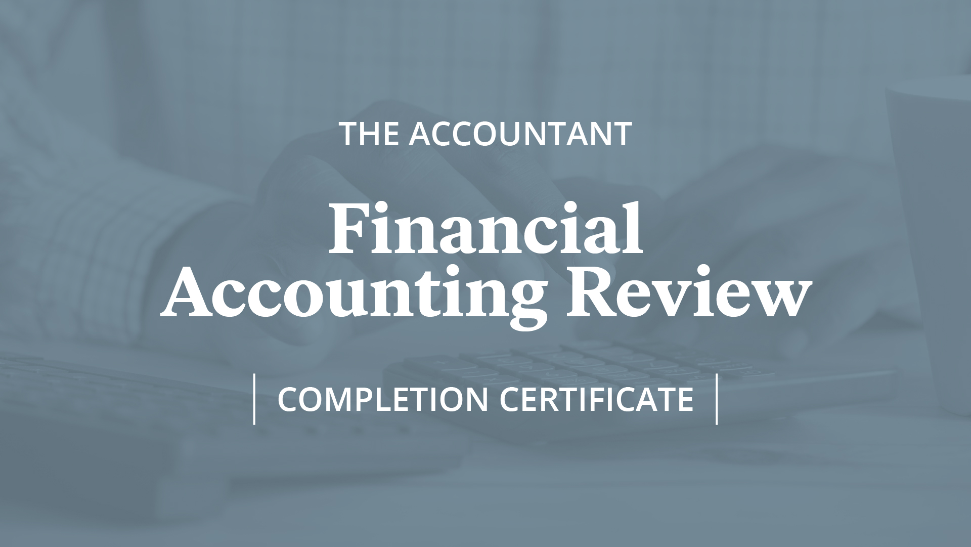 Free Accounting Course - Financial Accounting Review - Financial Edge