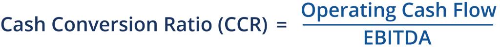 Cash Conversion Ratio - Financial Edge