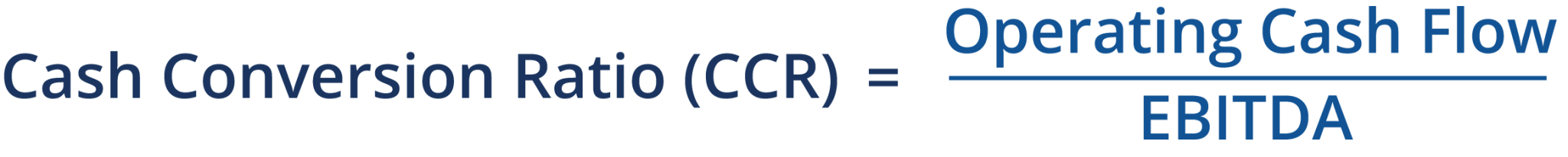 Cash Conversion Ratio - Financial Edge